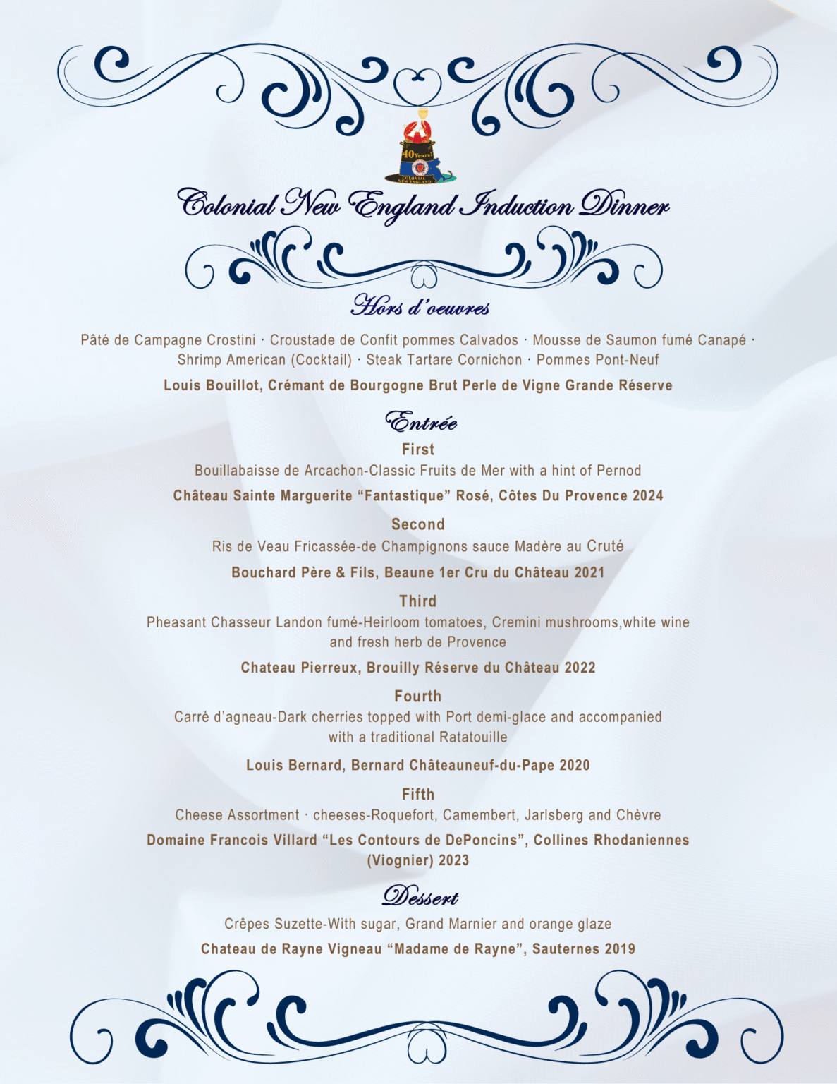 International Dinner – The Fay Club
